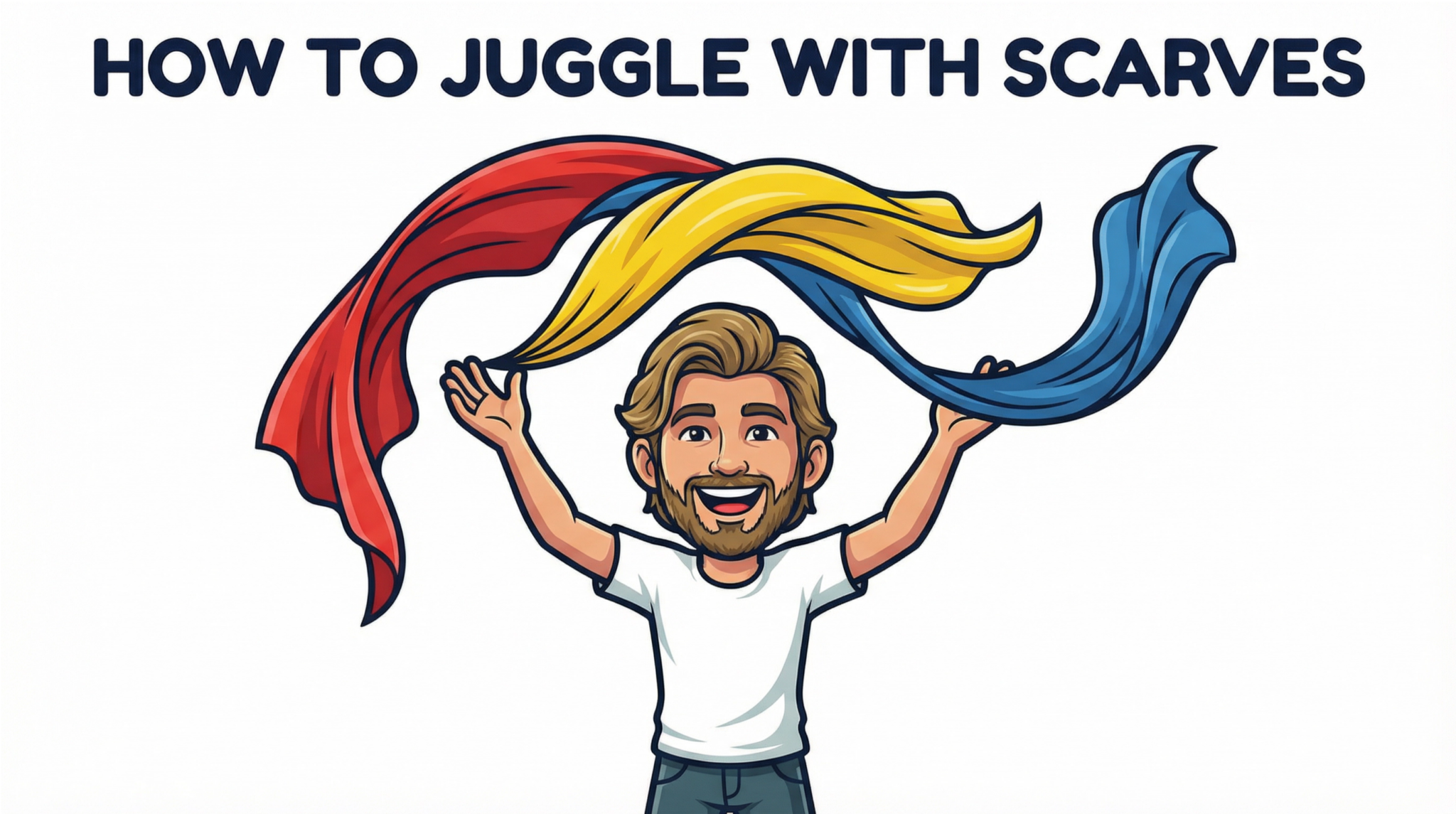 How to Juggle With Scarves - Simple Tutorial